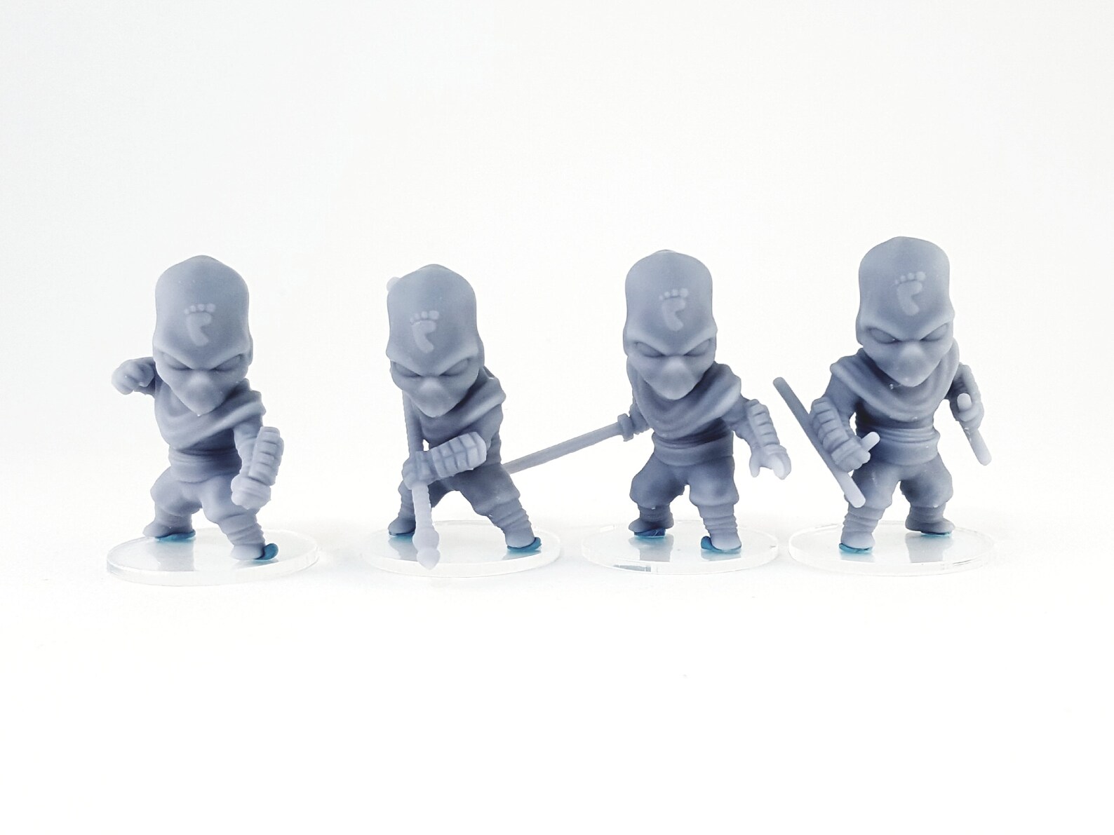Chibi Sole Soldiers Classic X4 3d Printed Miniatures - Etsy
