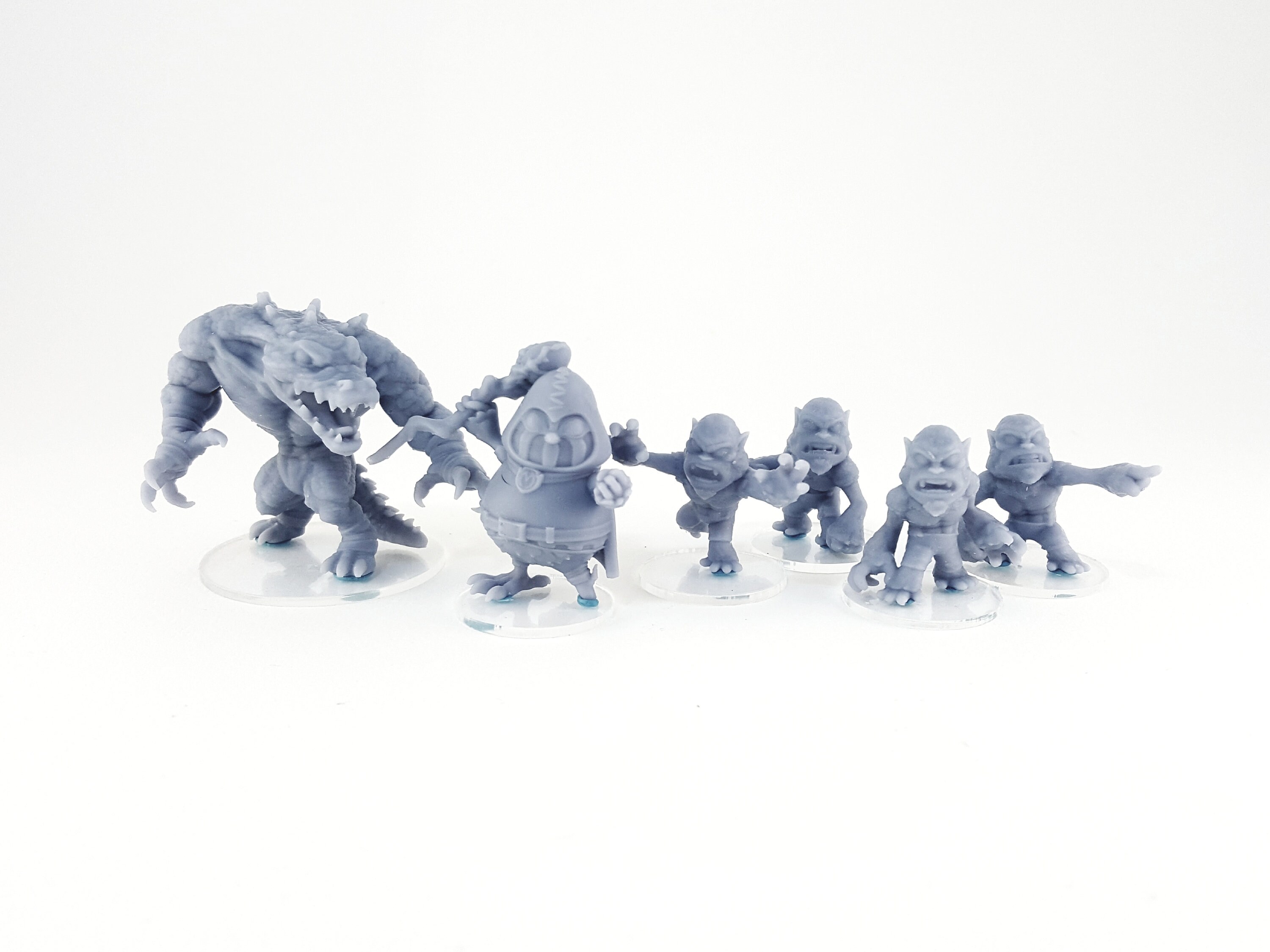 Chibi Sewer Samurai: Mazes and Mutants Villain Set 1 3d - Etsy