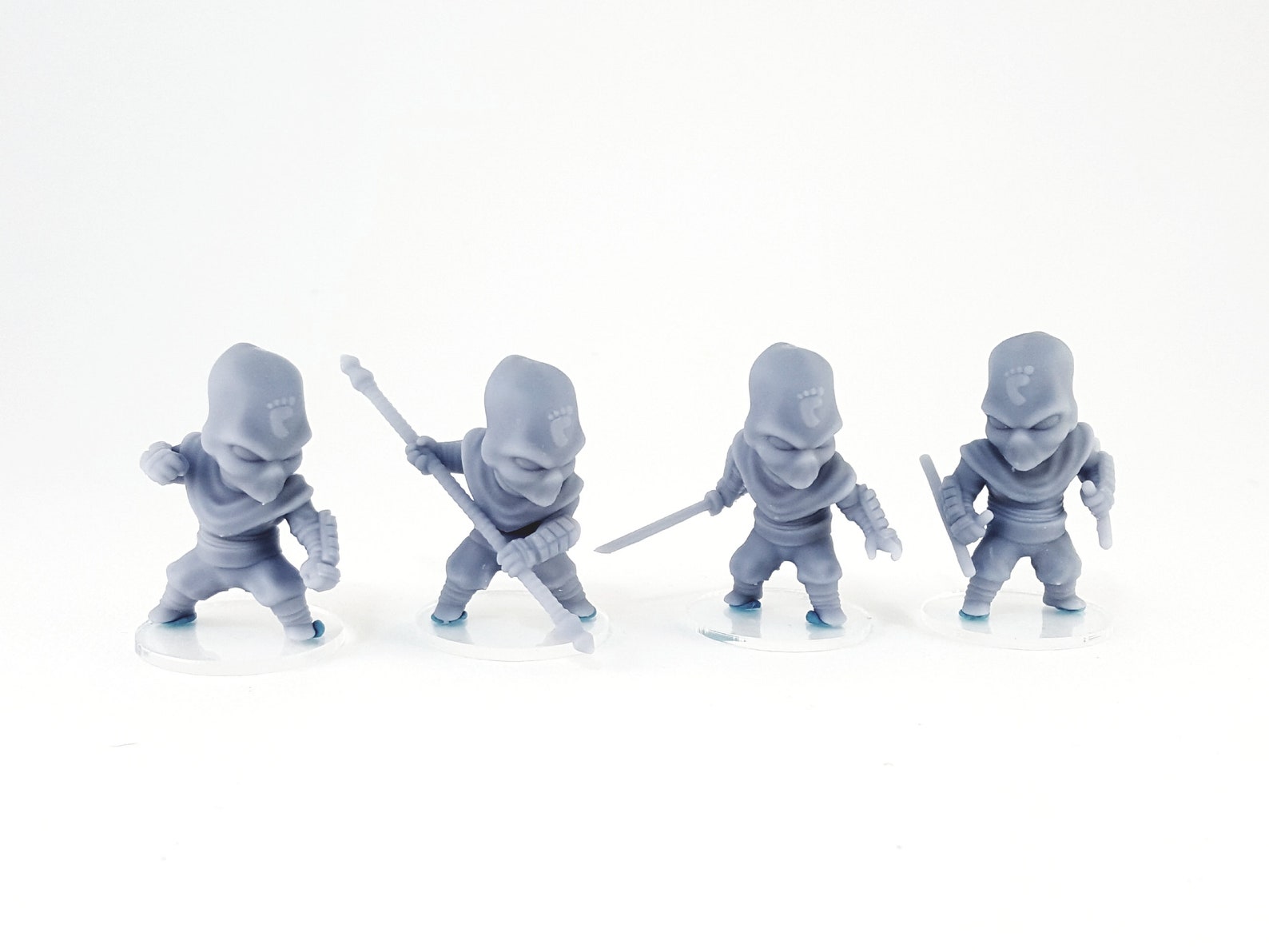 Chibi Sole Soldiers Classic X4 3d Printed Miniatures - Etsy