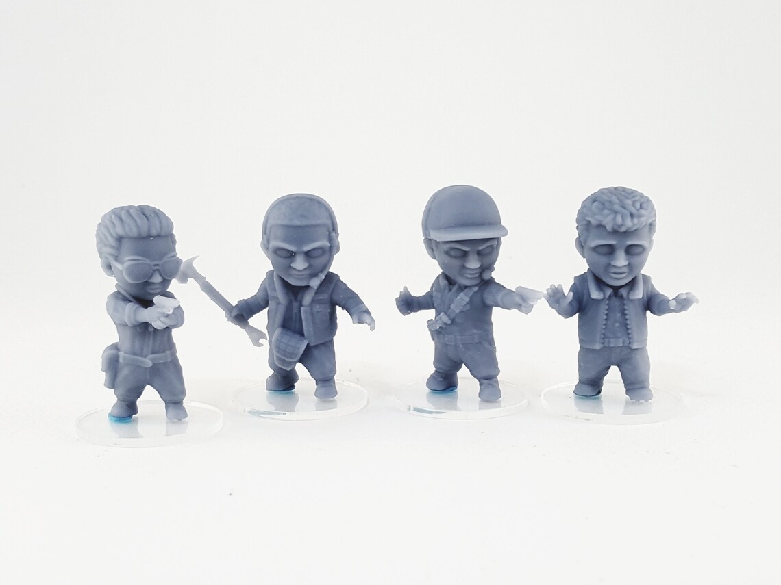 Chibi USMC Set 4 3d Printed Miniatures - Etsy