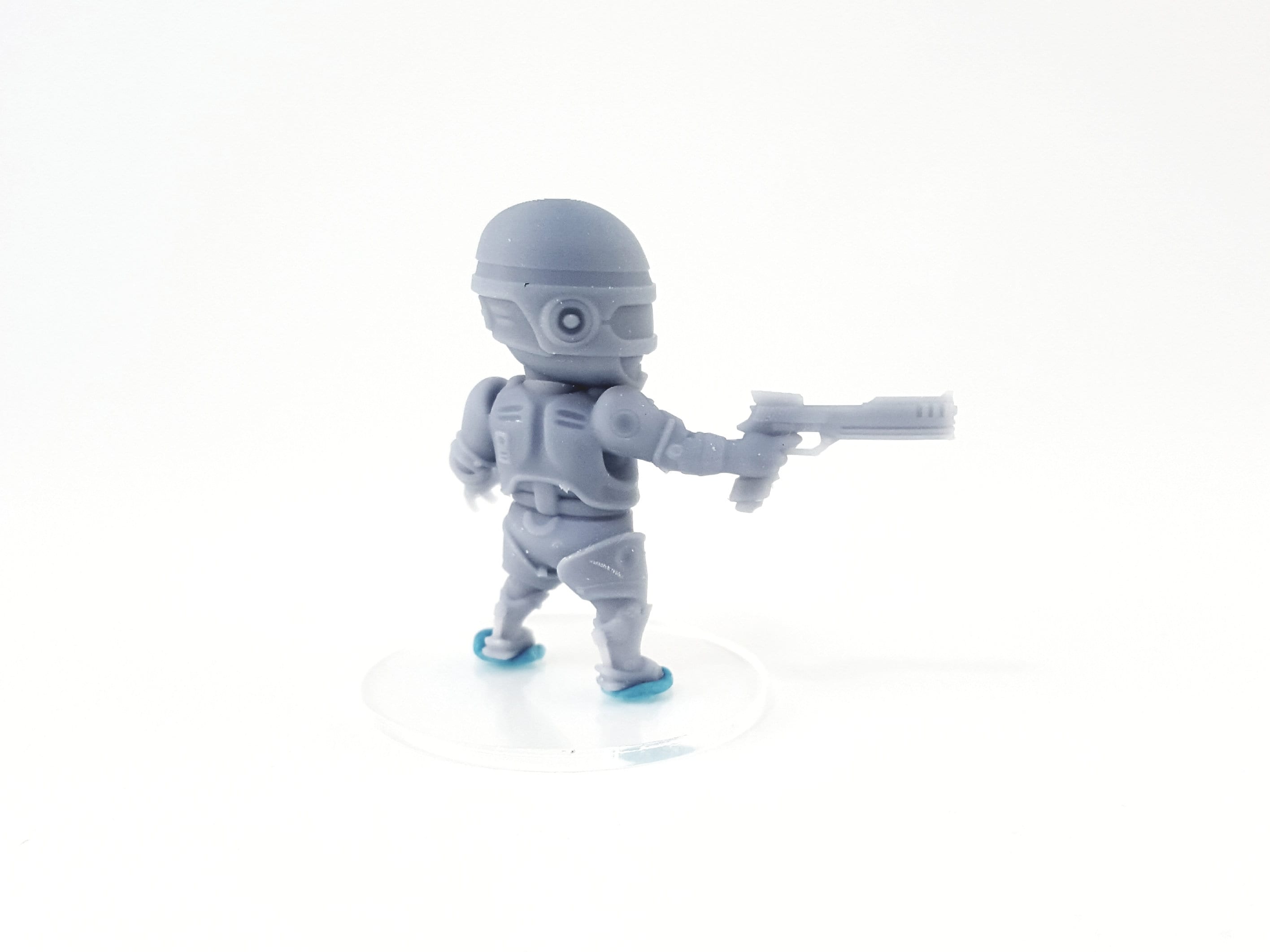 Chibi Robocop 3d Printed Miniature - Etsy