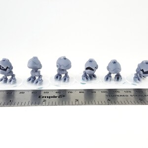 Chibi - Mini Moles X6 - 3d Printed Miniatures - Etsy