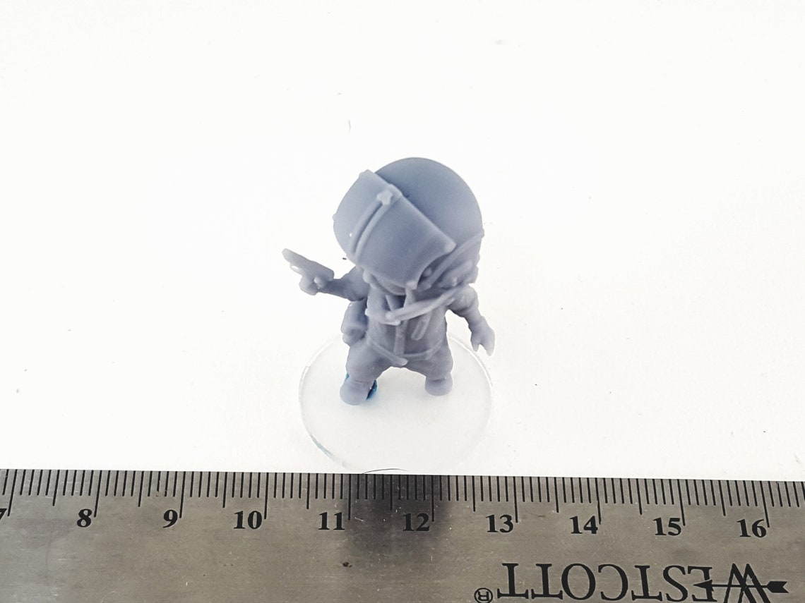 Chibi Corporal Ferro Alternate 3d Printed Miniature | Etsy