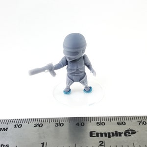 Chibi - Robocop - 3d Printed Miniature - Etsy