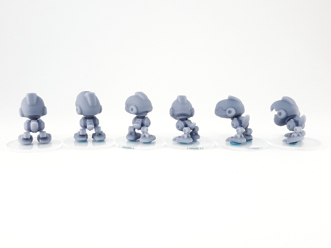 Chibi - Mini Moles X6 - 3d Printed Miniatures - Etsy