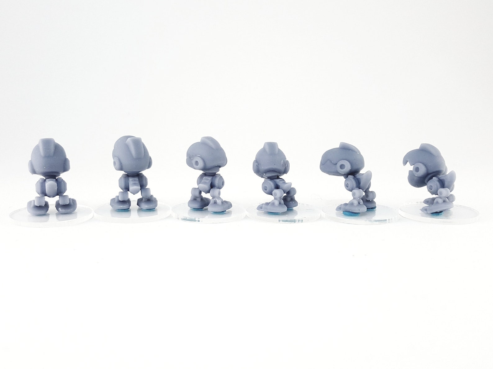 Chibi Mini Moles X6 3d Printed Miniatures - Etsy