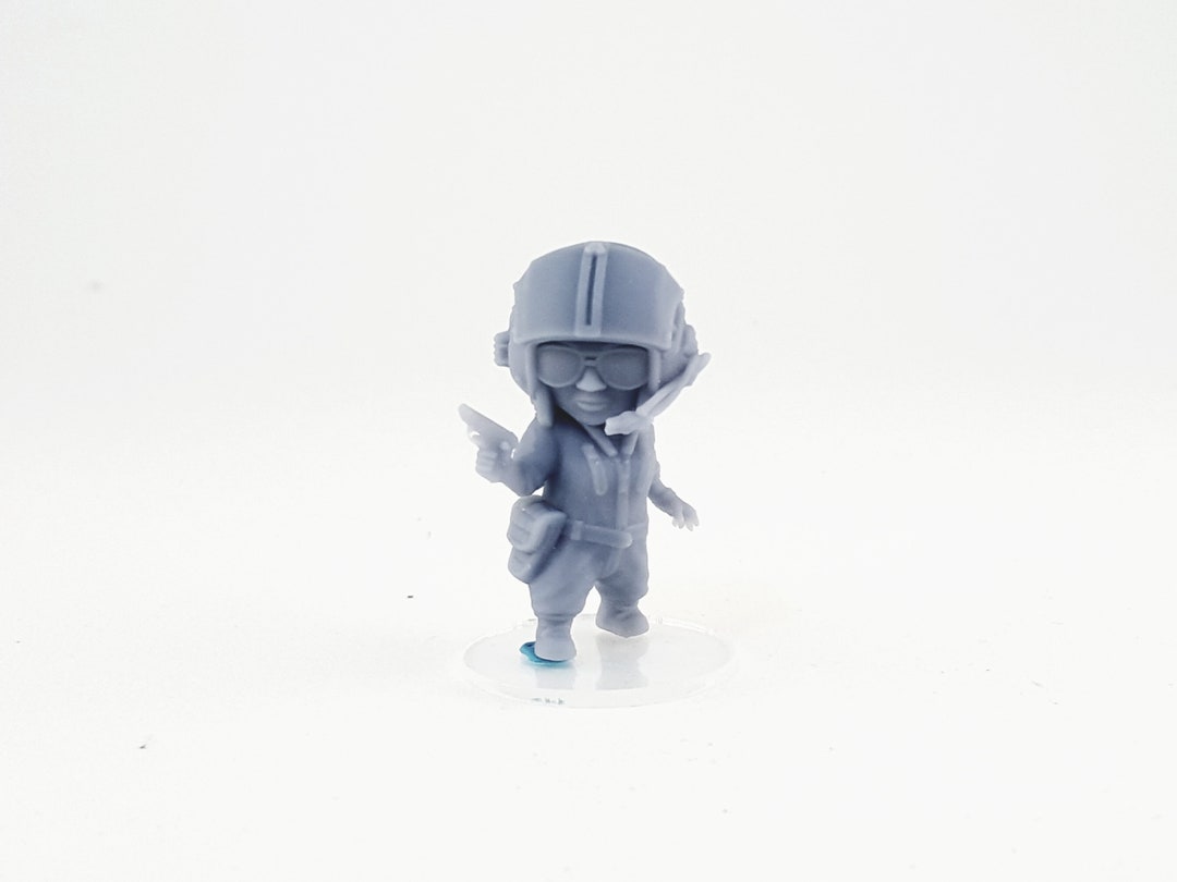 Chibi - Corporal Ferro Alternate - 3d Printed Miniature - Etsy