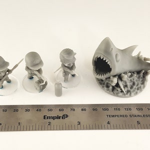 Chibi - Jaws Set - 3d Printed Miniatures - Etsy