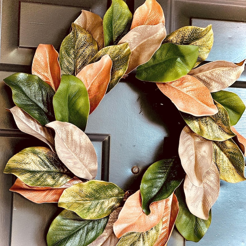 Magnolia Wreath - Etsy