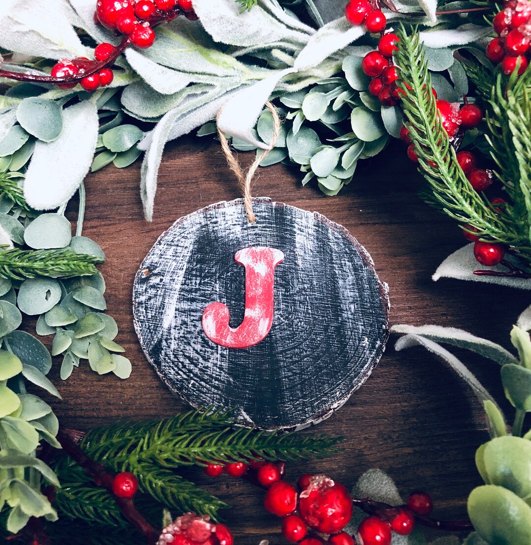 Initial Ornaments Family Christmas Ornaments Personalized 2023 ...