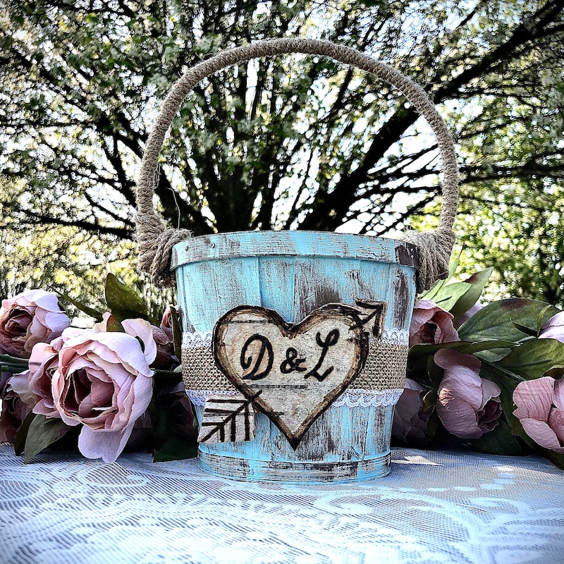 Rustic Basket - Etsy