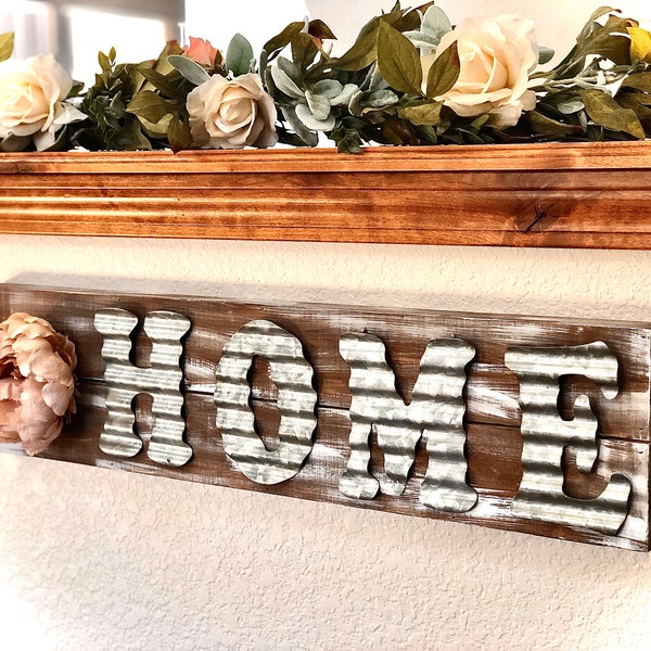 Corrugated Metal Sign - Etsy