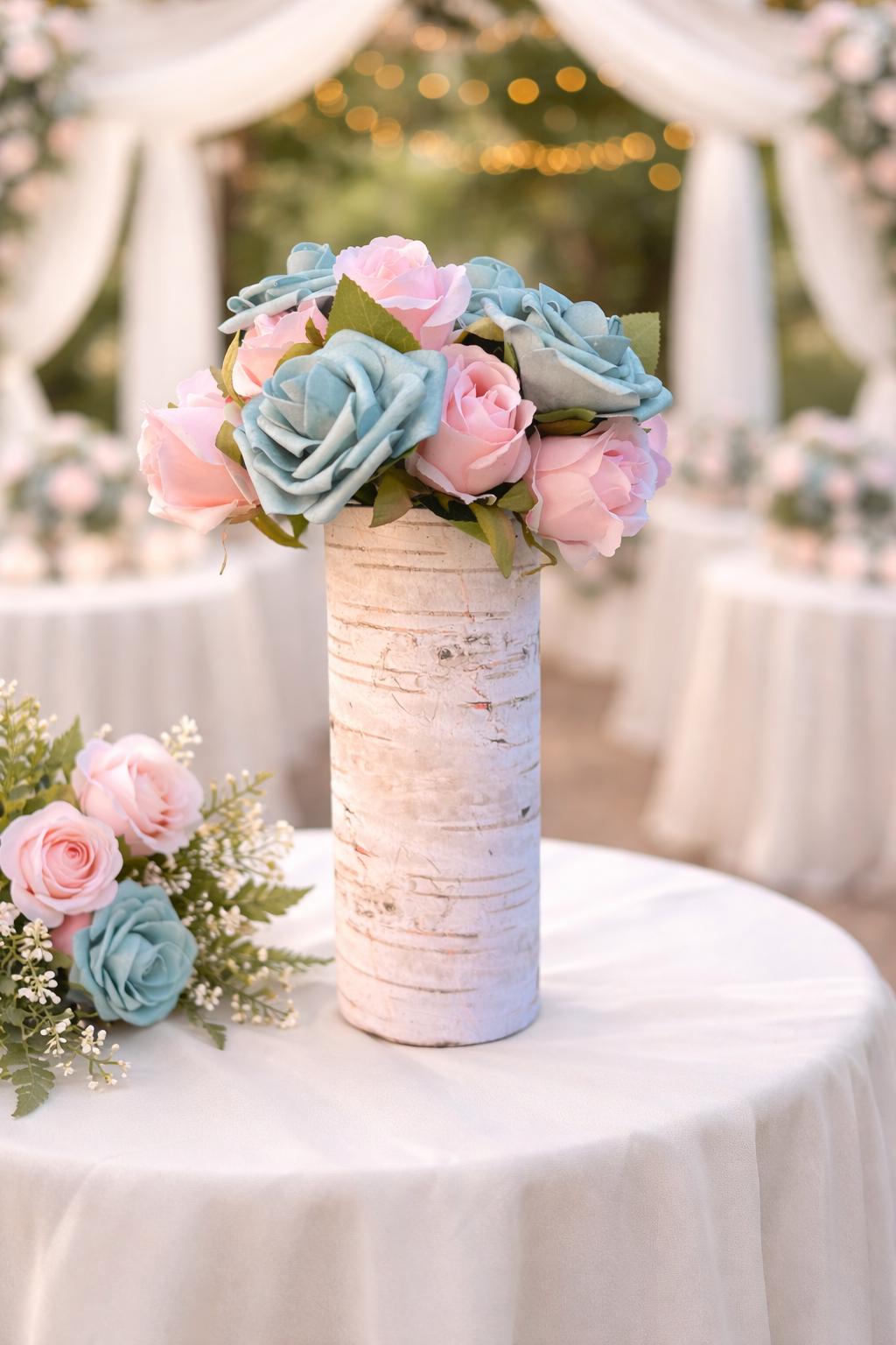 Faux Birch Bark Vase | Vases for Centerpieces Inexpensive Wood ...
