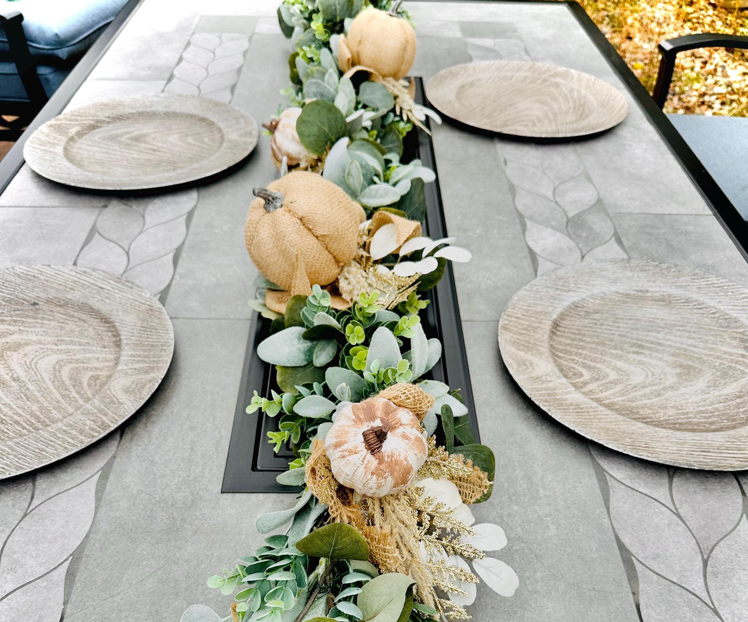 Fall Garland for Mantle - Autumn Garland for Mantel - Fall Mantel Decor ...