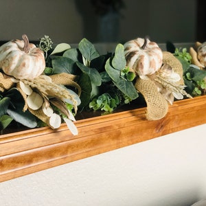 Fall Garland for Mantle - Autumn Garland for Mantel - Fall Mantel Decor ...