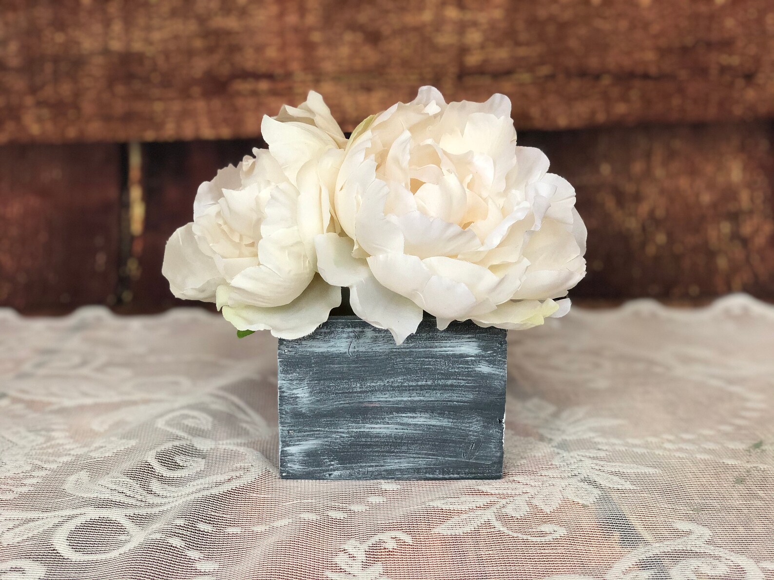 Small Wood Box Wooden Box Wood Box Rustic Wedding Decor Rustic | Etsy