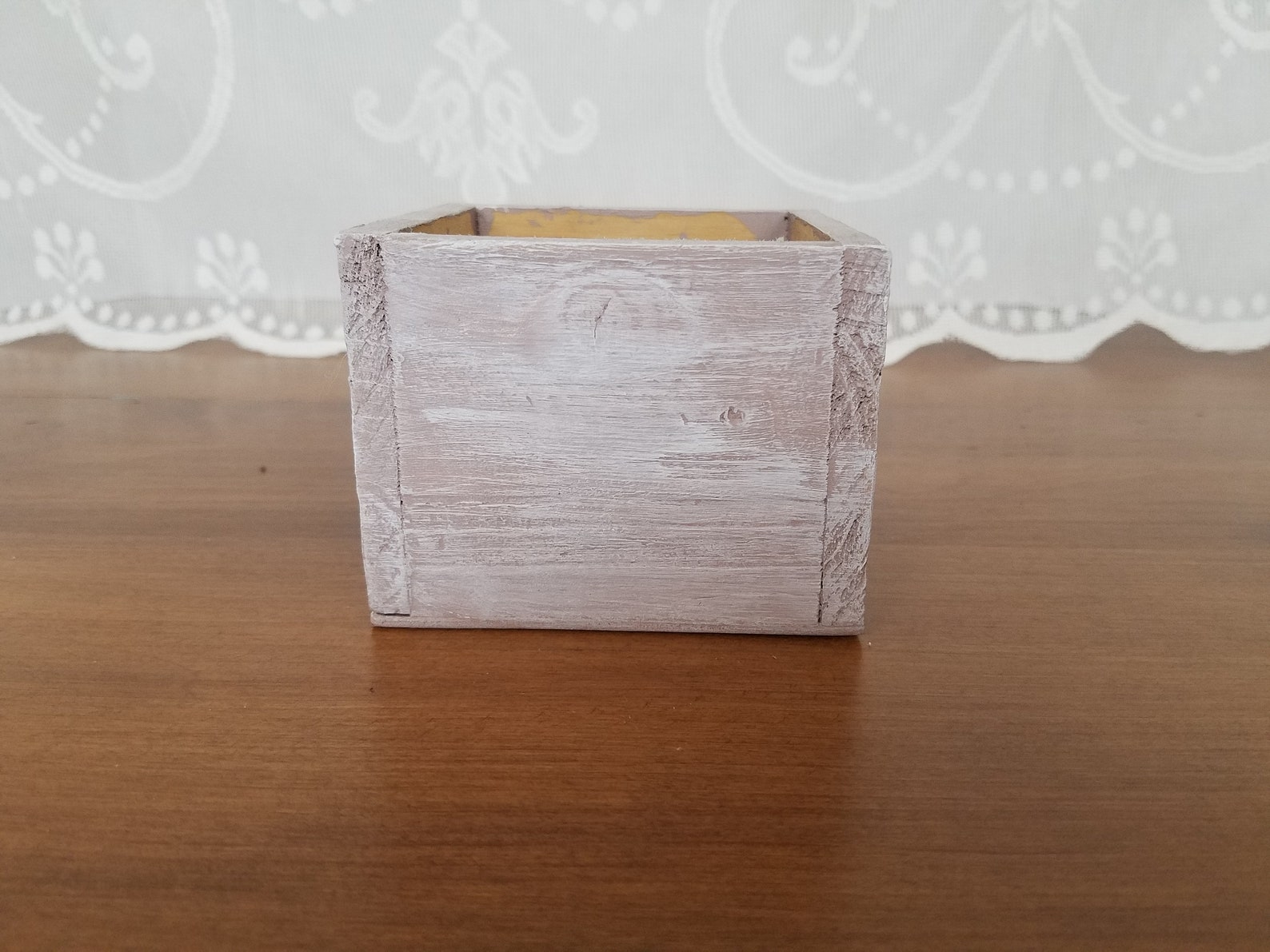 Small Wood Box Wooden Box Wood Box Rustic Wedding Decor Rustic | Etsy