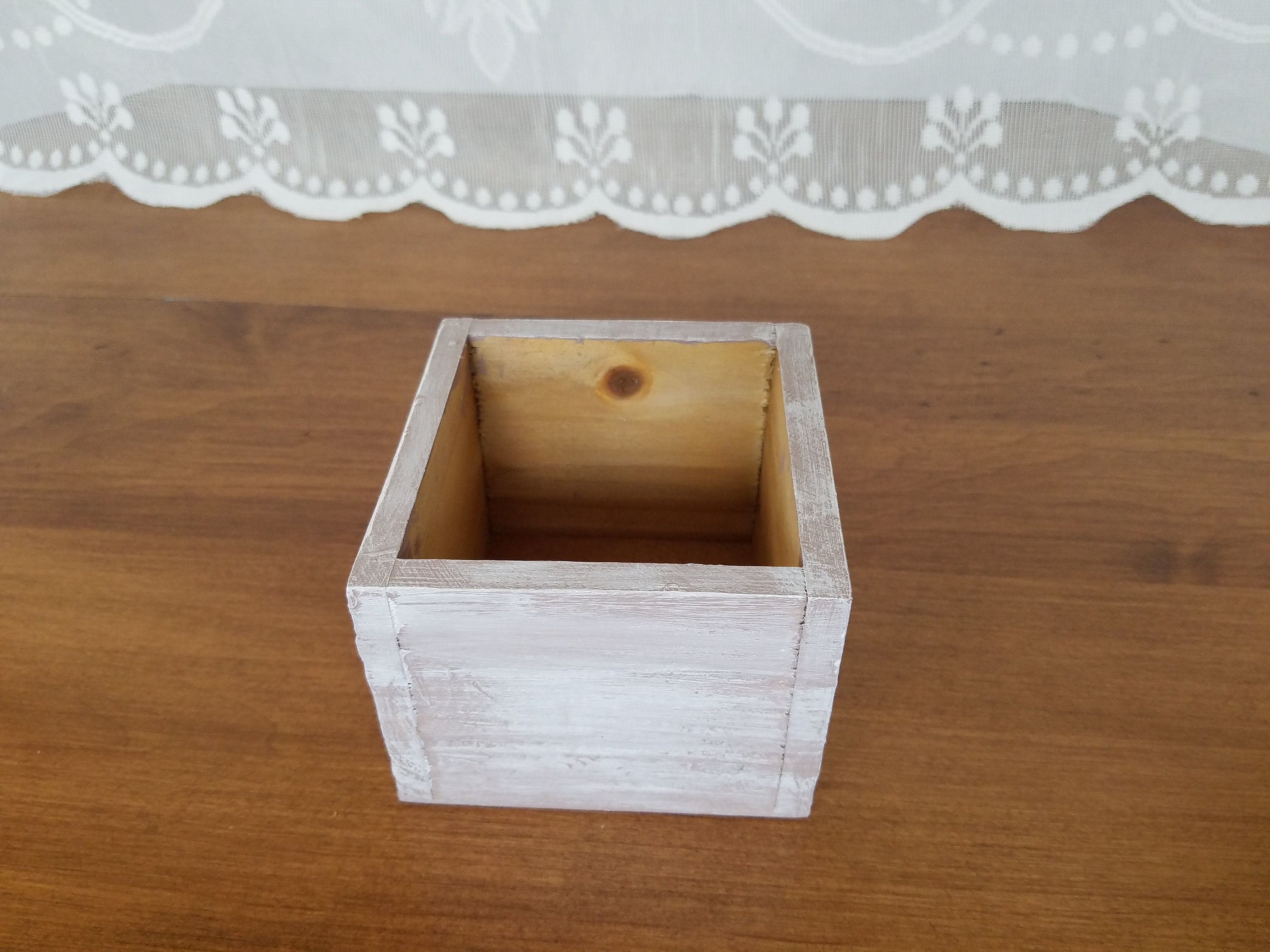 Small Wood Box Wooden Box Wood Box Rustic Wedding Decor Rustic | Etsy