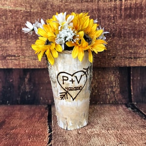 Rustic Wedding Rustic Wedding Centerpiece Flower Vase Bridal Shower ...