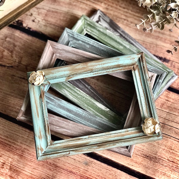 Distressed Frames - Etsy