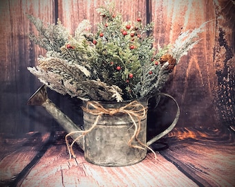 Galvanized Watering Can - Etsy