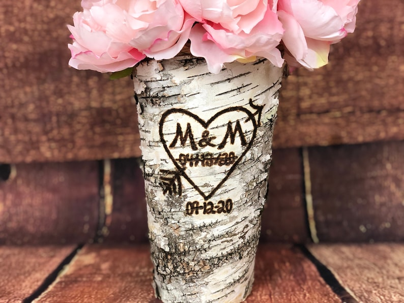 Rustic Wedding Rustic Wedding Centerpiece Flower Vase Bridal - Etsy