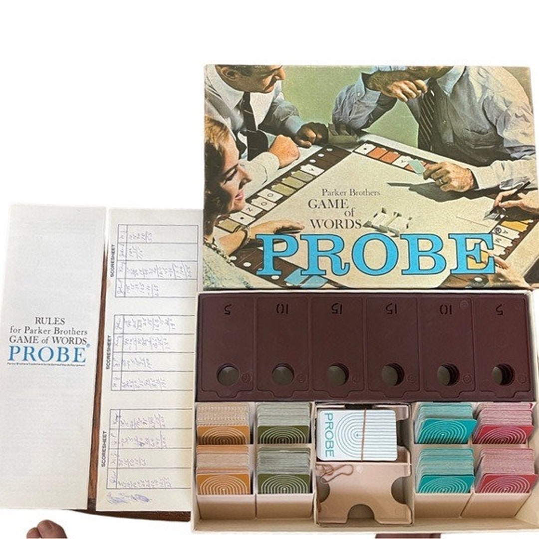 Vintage 1964 Probe Game of Words Classic Fun for Word - Etsy