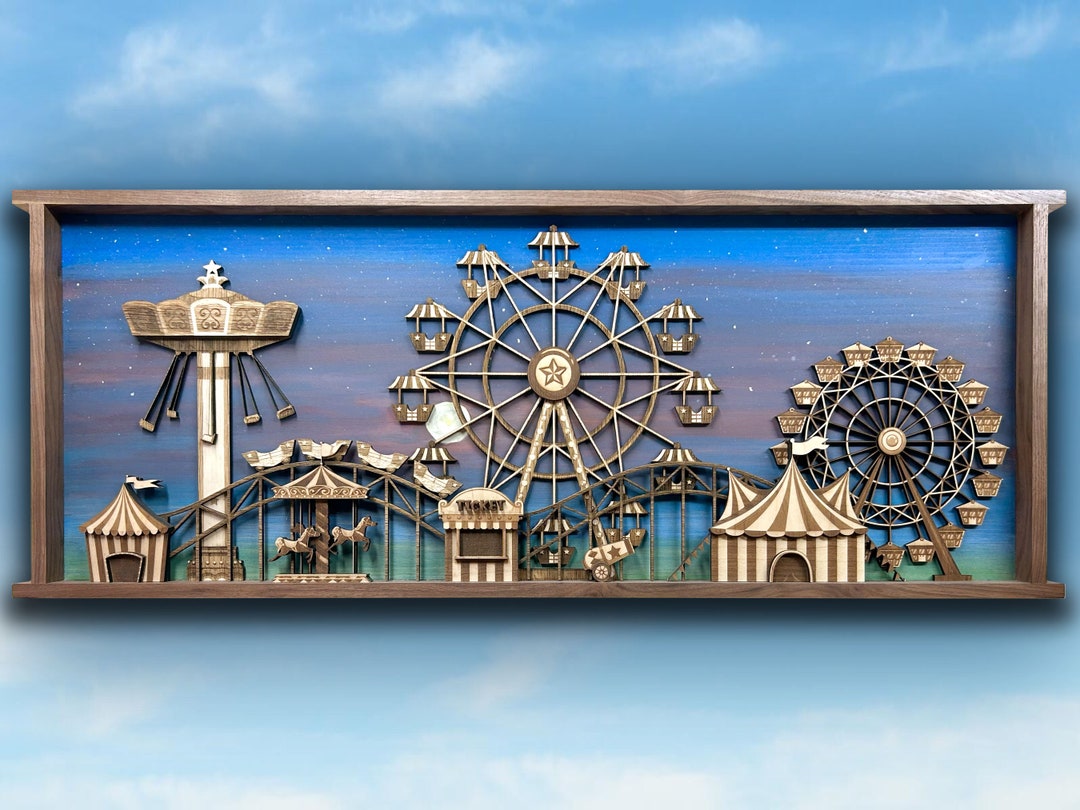 State Fair, Circus, Festival, Shadow Box - Etsy