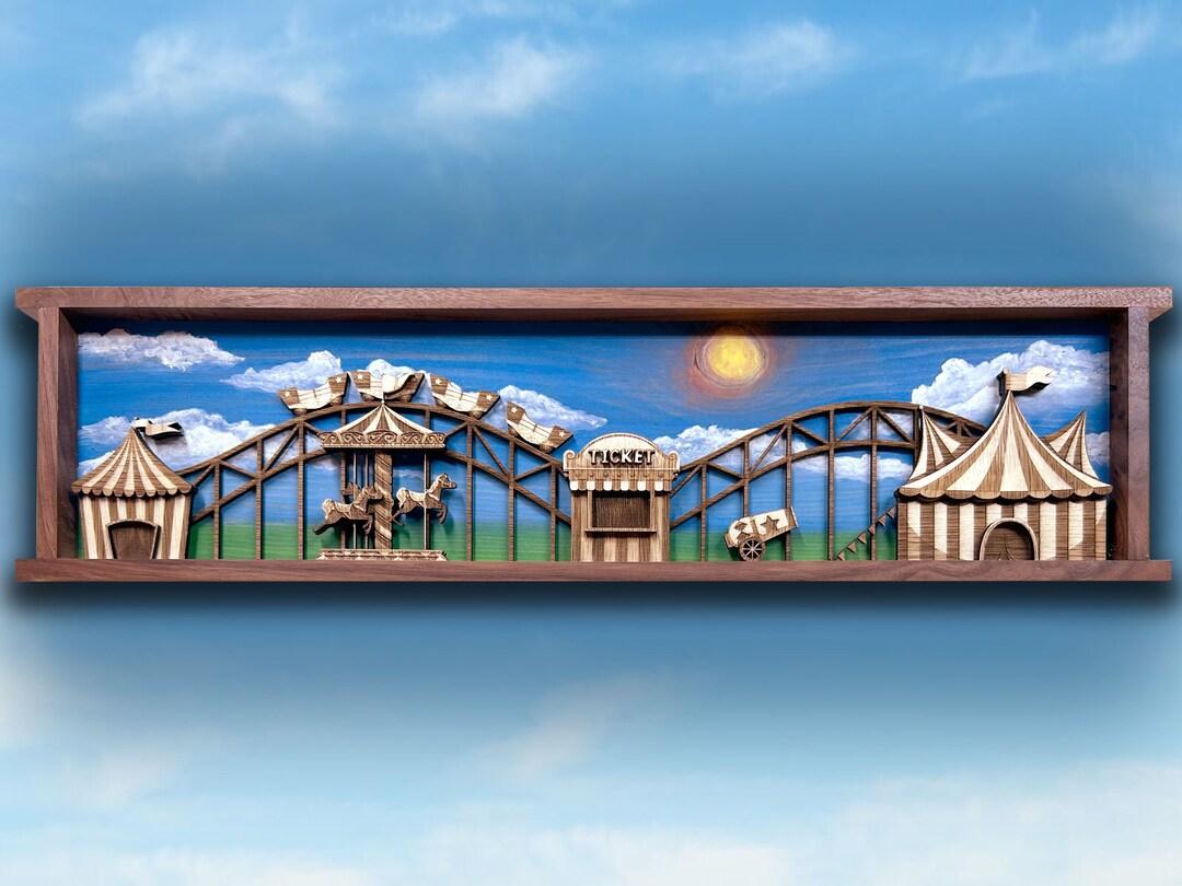 State Fair, Circus, Festival, Shadow Box - Etsy