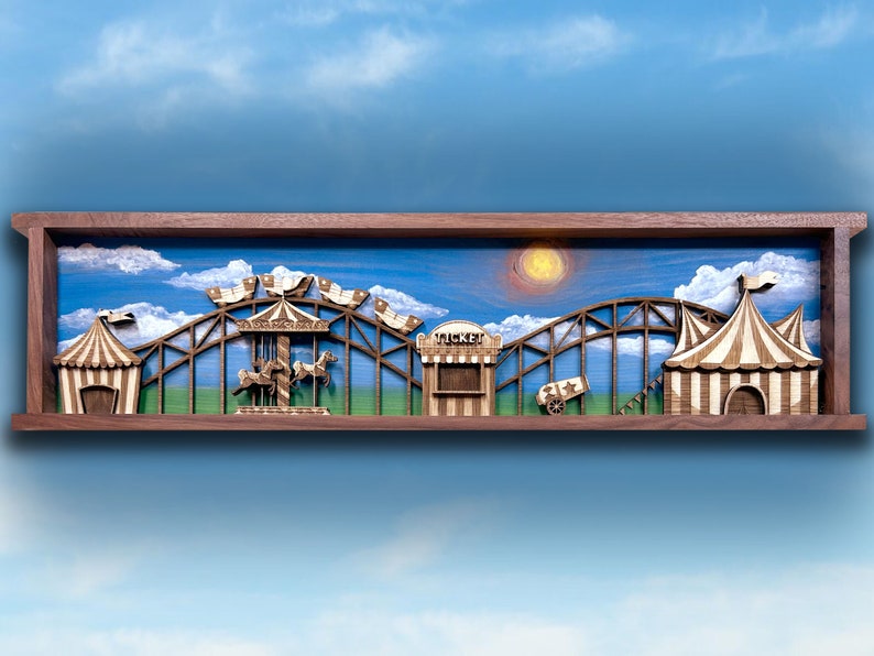 State Fair Circus Festival Shadow Box - Etsy