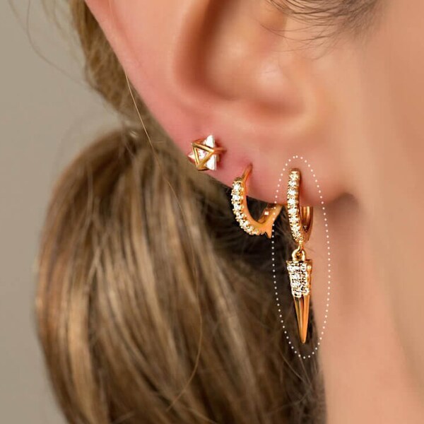 Edgy Earrings - Etsy