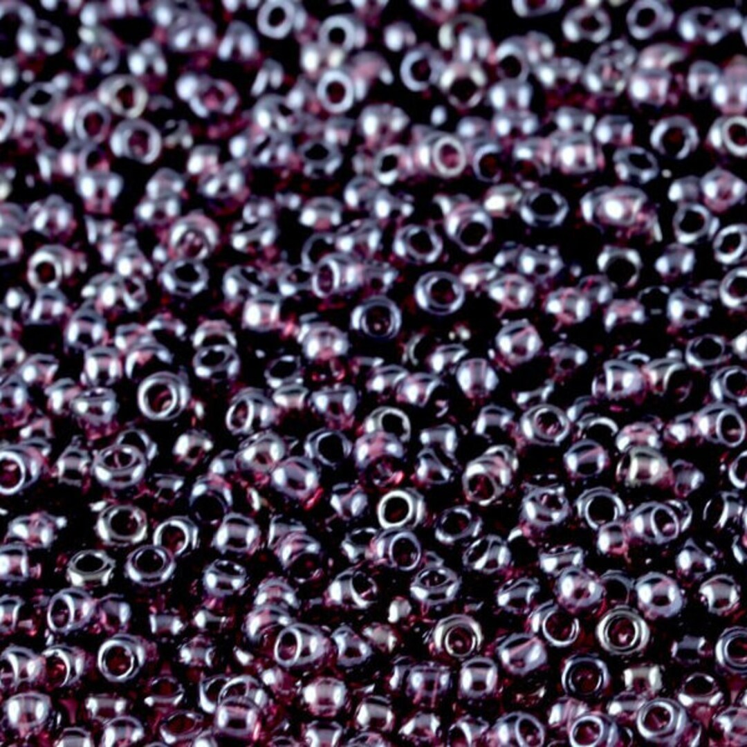 11-115 TOHO 11/0 Round Transparent Lustered Amethyst TOHO Seed Beads - Etsy