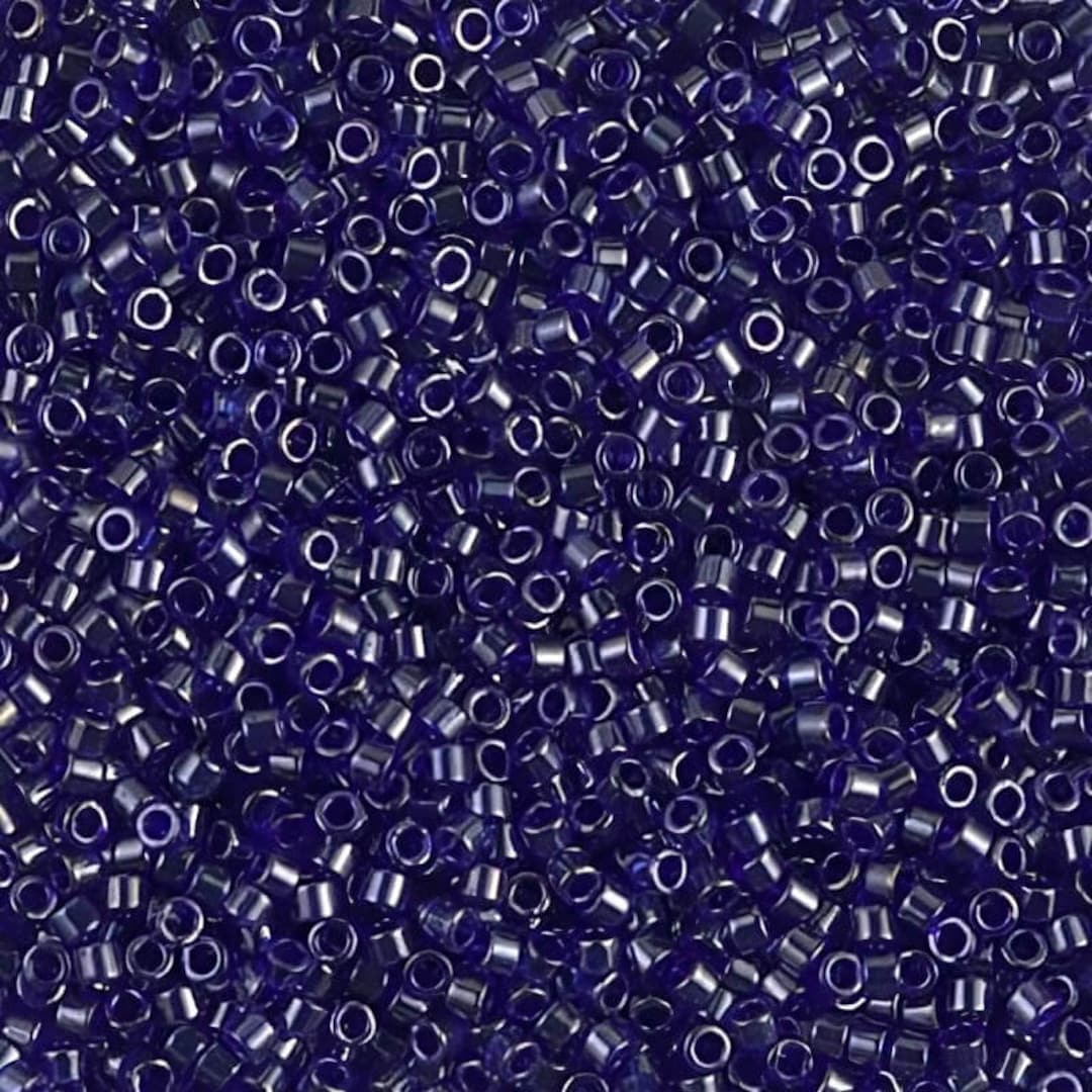 DB0277 Delica 11/0 Transparent Cobalt Luster - Miyuki Seed Beads (DB ...