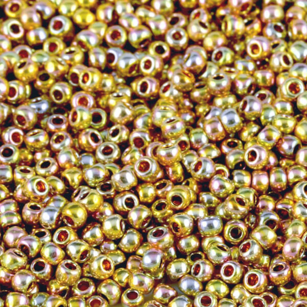 11-722 TOHO 11/0 Round - Galvanized Midas Gold - TOHO Seed Beads - Etsy