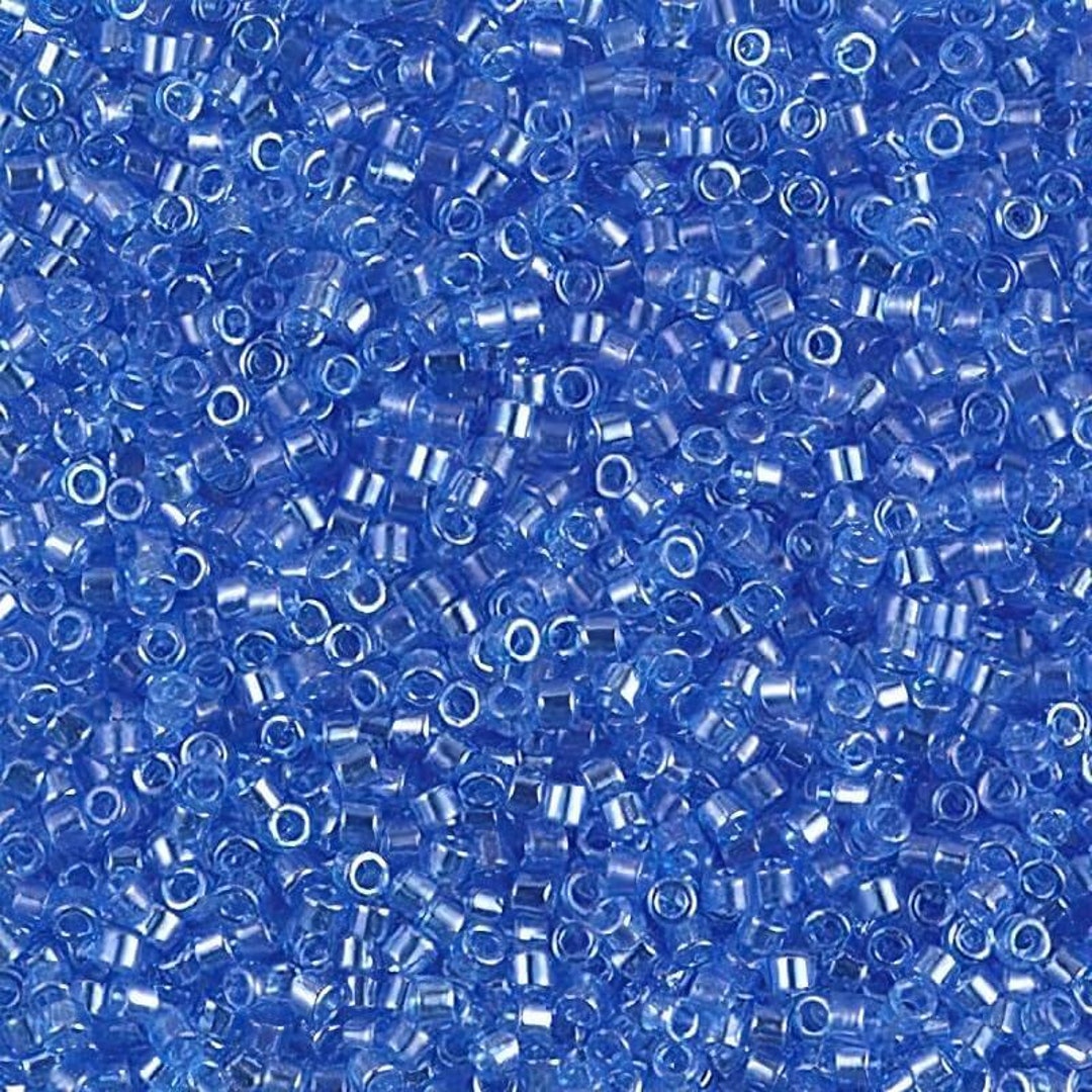 DB1230 Delica 11/0 Transparent Azure Luster - Miyuki Seed Beads - Etsy