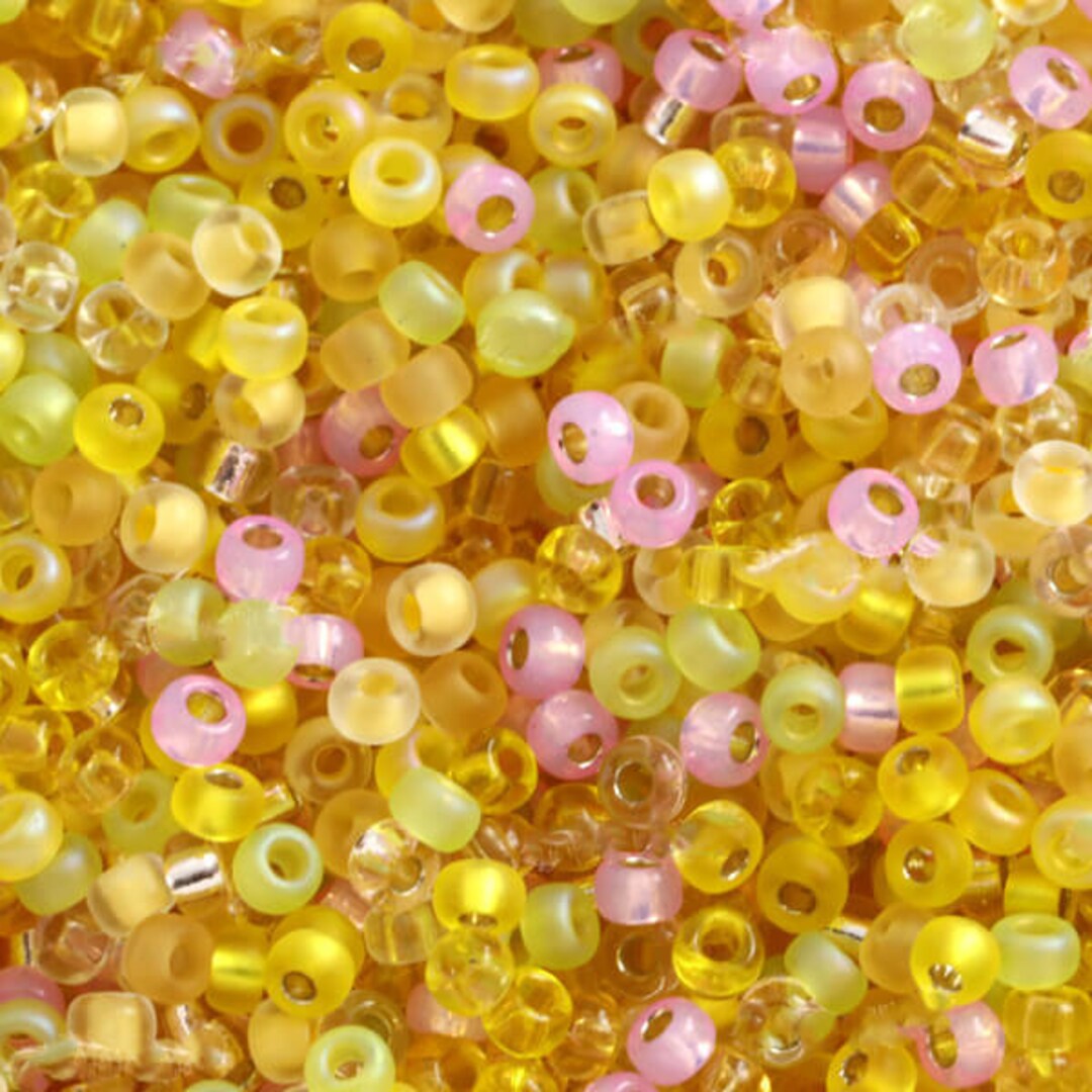 11-MIX-35 Lemon Twist 11/0 Miyuki Round Seed Beads Mix - Etsy