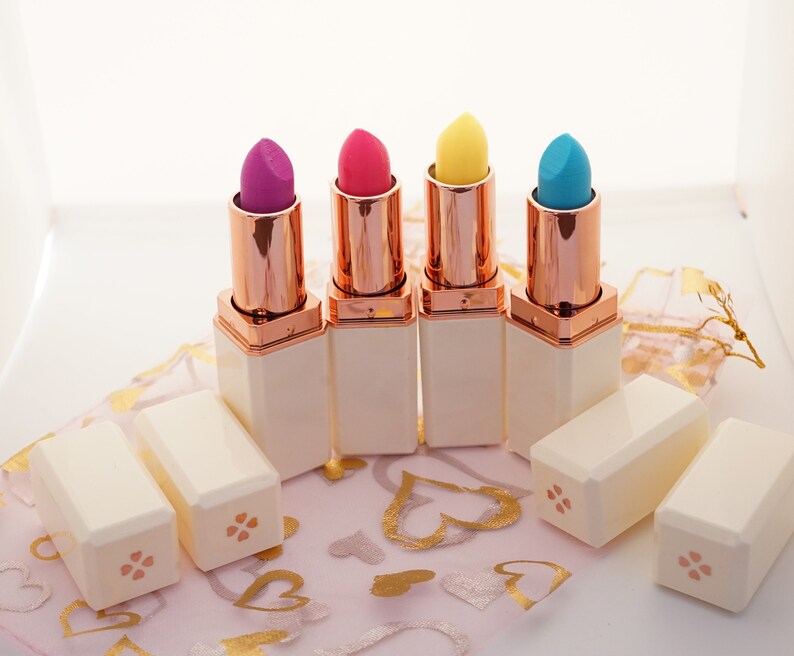 4 Pretend Lipsticks,children's Play Lipstick, Children's Play Makeup ...
