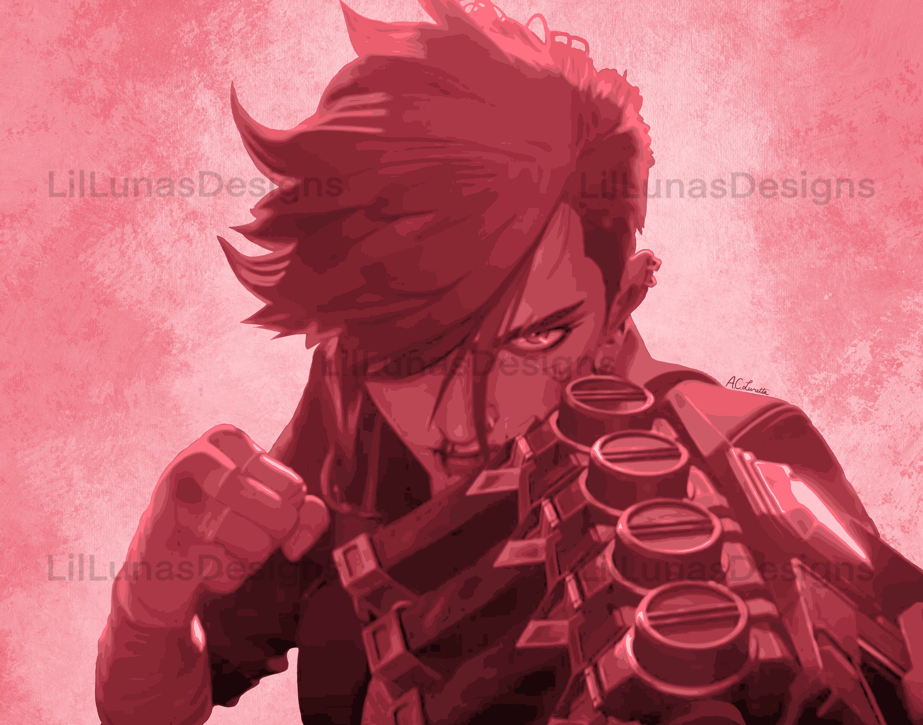 Vi, Arcane, Vi Hextech Gauntlet, Gamer Art, League of Legends, Gamer ...