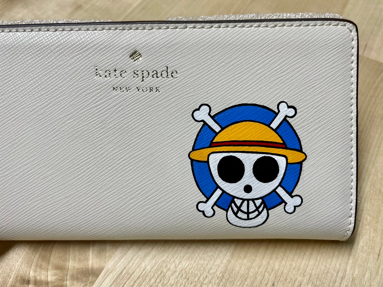 One Piece, Anime, Hand Painted, Kate Spade, Wallet, Brand New - Etsy