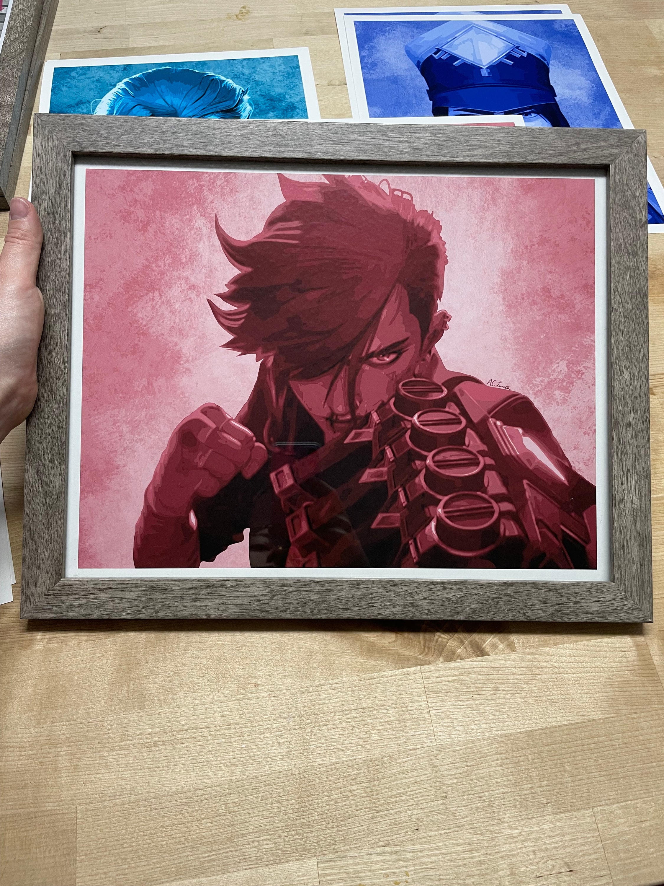 Vi, Arcane, Vi Hextech Gauntlet, Gamer Art, League of Legends, Gamer ...