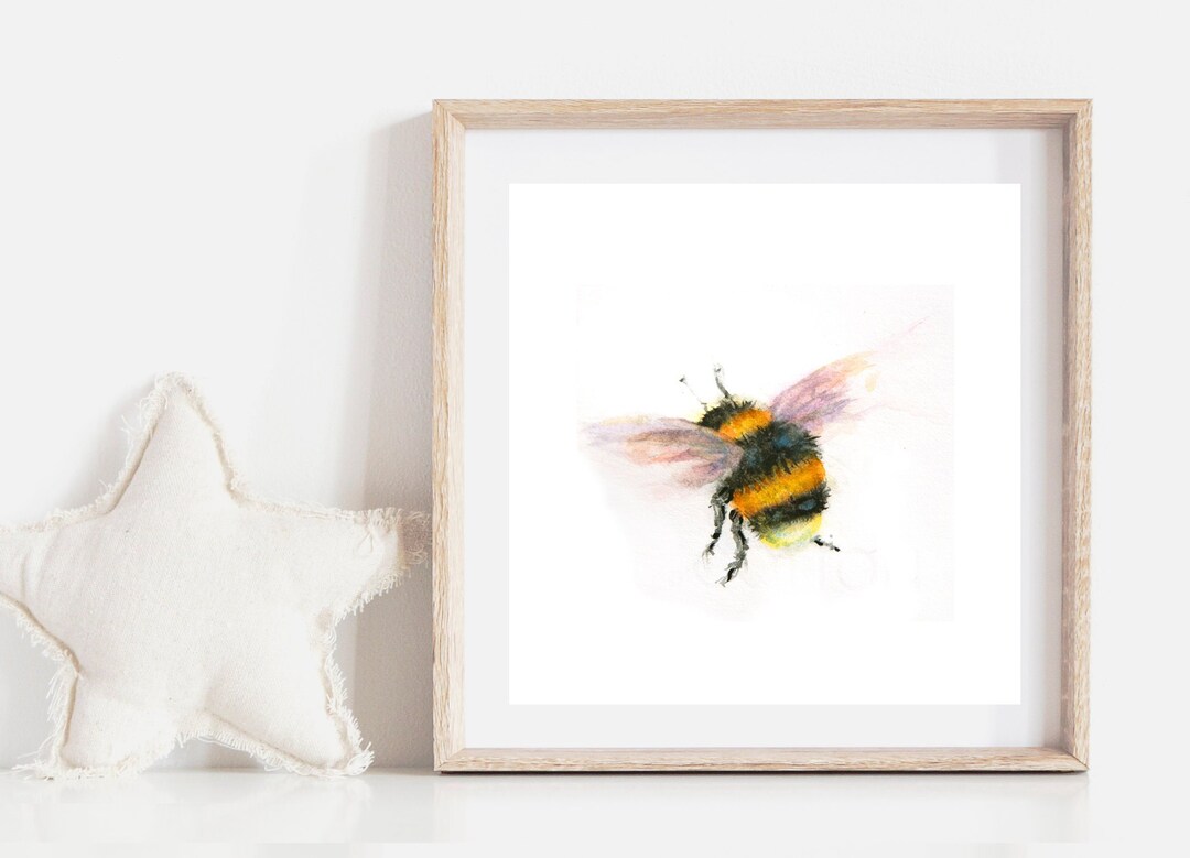 Bumblebee Print,nursery Wall Art,printable Nursery Wall Art,digital ...