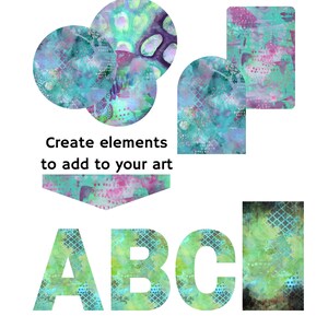 Digital Download Mixed Media Collage Art Sheet Journaling Collage Sheet ...