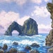 Original Oil Painting. Mack Arch Rock, Oregon. Seascape. Canvas 12x9 ...