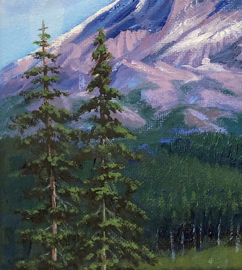 Mount Hood. Original Oil Painting. Oregon Painting. Mountains - Etsy
