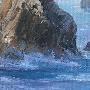 ORIGINAL Oil Painting. Oregon Oil Painting. Mack Arch Rock. Landscape ...