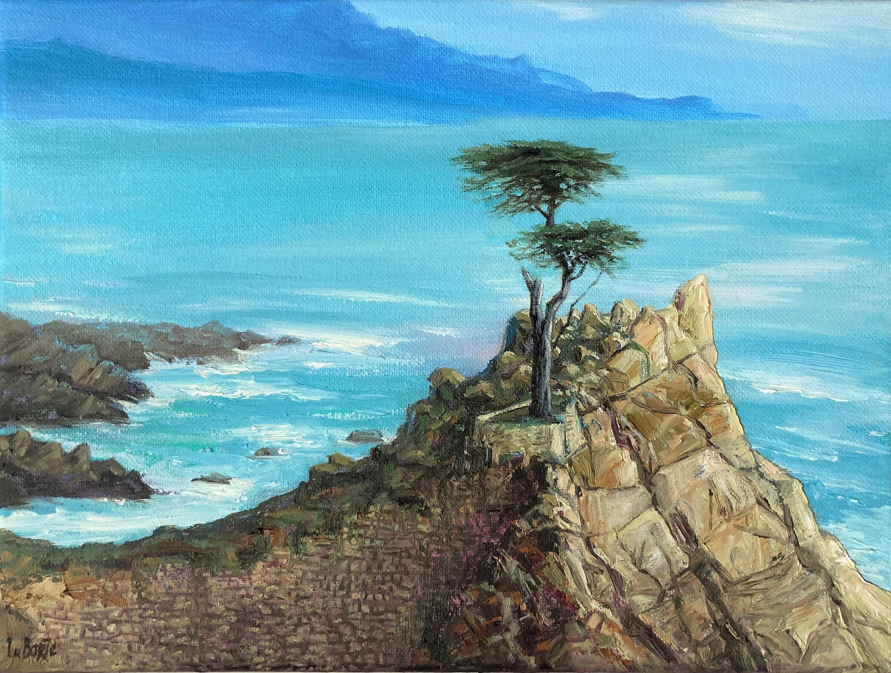 Cypress Tree Painting
