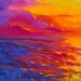 Original Oil Painting. Sunset. Ocean Seascape. Beach Painting. Canvas ...
