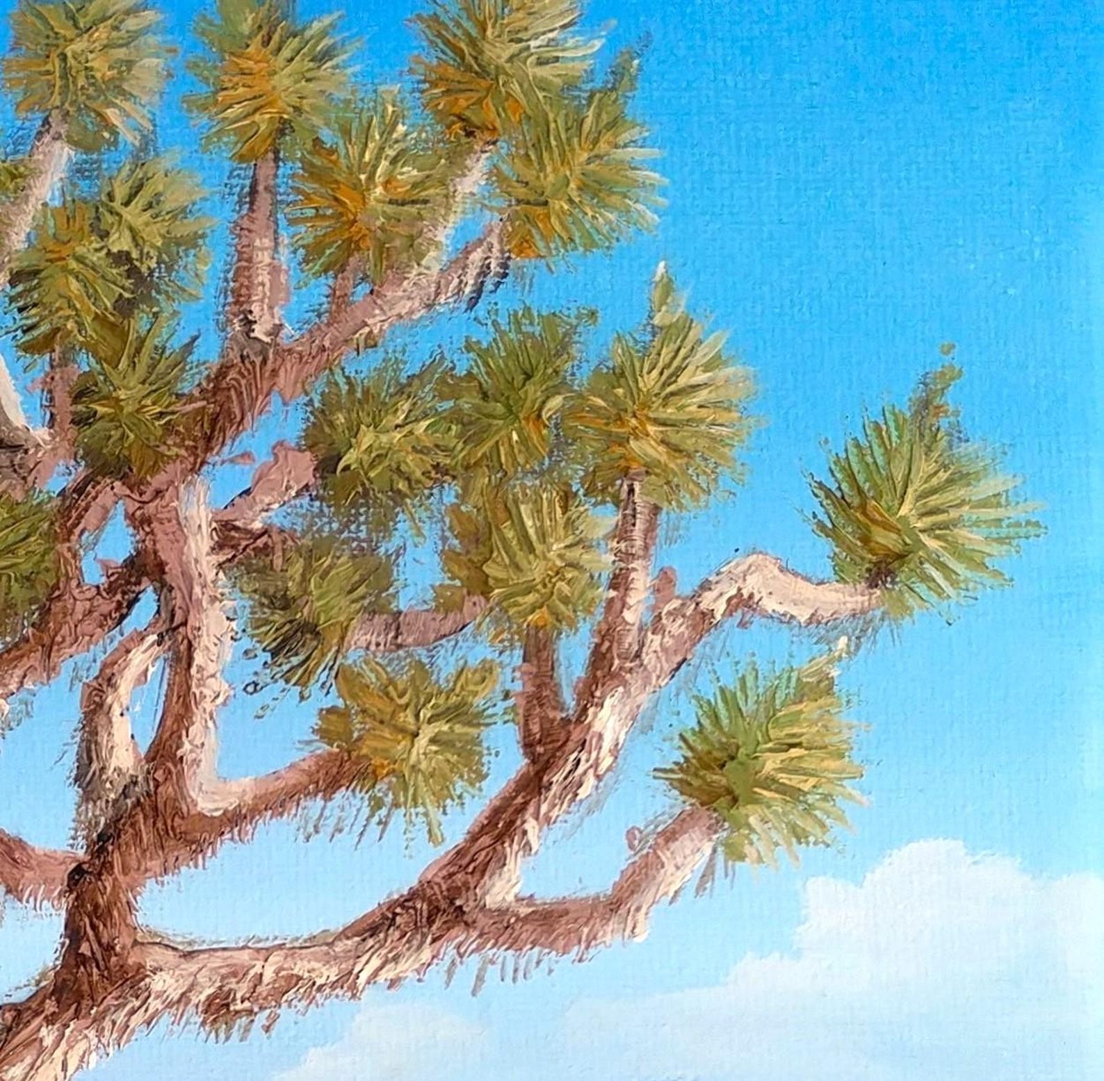 Joshua Tree. ORIGINAL Oil Painting. California National Park.california ...