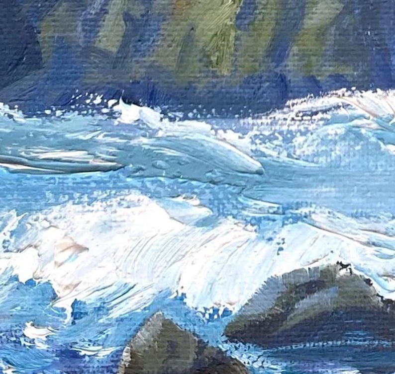 Original Oil Painting. Mack Arch Rock, Oregon. Seascape. Canvas 12x9 ...