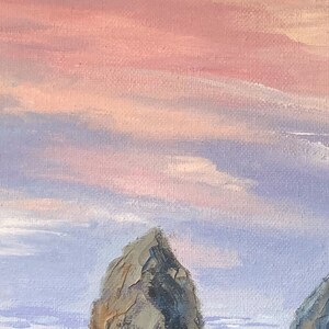 ORIGINAL Oil Painting. Oregon Oil Painting. Mack Arch Rock. Landscape ...